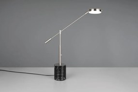 Černá/ve stříbrné barvě LED stolní lampa (výška 65 cm) Fiore – Trio Select