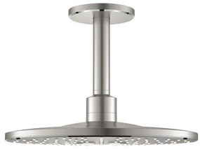 Grohe Rainshower SmartActive 310 - Set stropní kulaté hlavové sprchy se 2 režimy proudu, supersteel 26477DC0