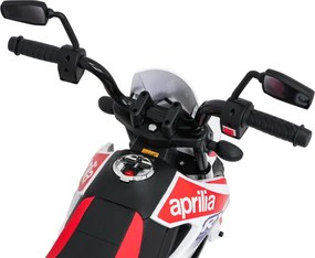 Elektrická motorka Aprilia RX bílá