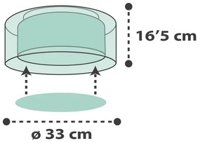 Dalber 41416H - Dětské stropní svítidlo CLOUDS 2xE27/60W/230V zelená