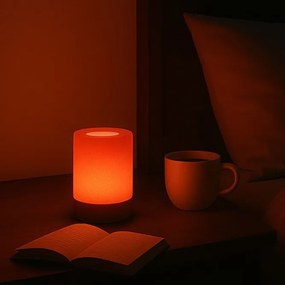 Brilliant G40955/05  AKU stolní lampa ARO RGB bílý lem USB-C, IP44