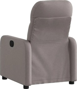 Elektrické polohovací křeslo taupe textil 3206784