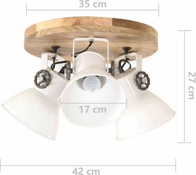 Industriální stropní svítidlo 25 W bílé 42 x 27 cm E27 320520