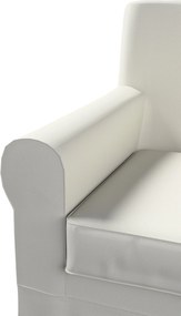 Potah na křeslo IKEA Ektorp Jennylund barva šedá látka pletený vzor
