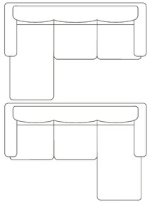 vidaXL Marketos Dílčí 3místná sedačka umělá kůže bílá