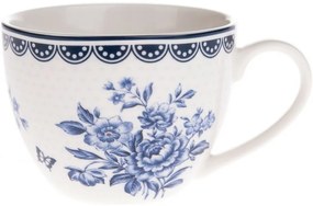 4dílná sada porcelánových šálků Blue Rose, 90 ml