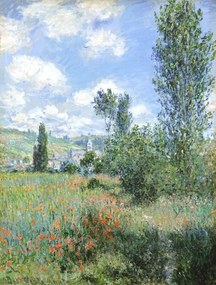Obrazová reprodukce View of Vetheuil (1880), Claude Monet