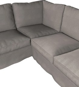 Potah na pohovku IKEA  Ektorp rohová barva béžová látka pletený vzor