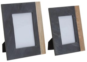 Šedý kamenný rámeček 20x25 cm Kata – Premier Housewares