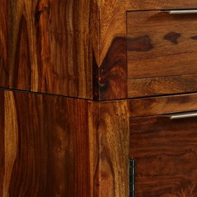 Příborník masivní sheeshamové dřevo 160x35x75 cm - Default Title