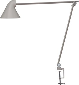 Lampa na pracovní stůl NJP LED 2700 K s bočním uchycením ke stolu světlý šedá