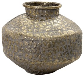 Zlatá antik dekorační váza Gemma - Ø 27*21 cm