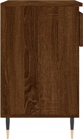 vidaXL Botník 70x36x60 cm kompozitní dřevo [831435] Barva: hnědý dub