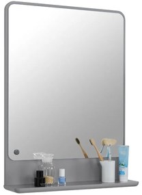 OnaDnes -20% Šedé lakované koupelnové zrcadlo Tom Tailor Color Bath 70 x 52 cm