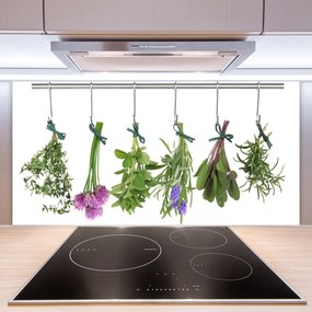 Skleněné obklady do kuchyně Plátky Rostlina Kuchyně 140x70 cm