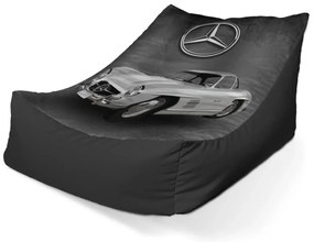 Sablio Sedací vak Lounge Mercedes-Benz 300 SL Šedé pozadí - 80 x 95 x 50 cm