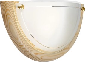 Rabalux UFON nástěnné dřevěné svítidlo 60W/E27/IP20 - světlé dřevo