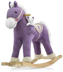 Houpací koník s melodií Milly Mally Pony fialový Barva: Fialová