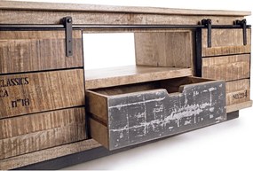 BIZZOTTO dřevěný TV stolek TUDOR 0746494