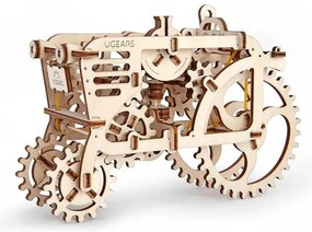Ugears 3D dřevěné mechanické puzzle Traktor