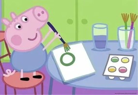 Ravensburger Prasátko Peppa: Ve škole - 2 x 24 dílků / od 4 let