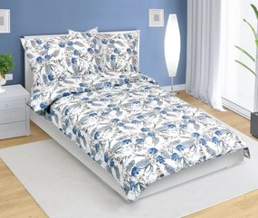 Bellatex Povlečení krepové Květ modrá
