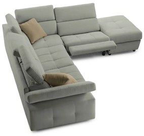 Pregio Italia sofa&relax Polohovací sedací souprava DREAMER Provedení: 3 rozkládací + roh + 1 s ukonč., Vzorník látek: tekno fibra 21 mid blue