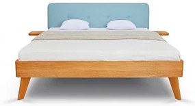 Postel Postelia DEIRA Buk 160x200cm - dřevěná postel z masivu o šíři 4 cm