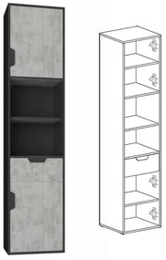 Nano - regál NA5 L/P - enigma