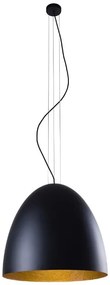 Designové závěsné svítidlo EGG Nowodvorski Barva: Černo - měděná, Velikost: M- ⌀ 38cm