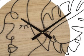 Nástěnné hodiny Elegant B 60 cm hnědé/černé