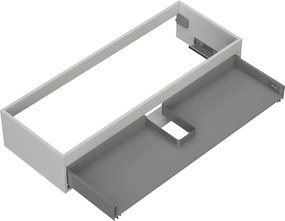 Mexen Box-A, závěsná skříňka 120 cm, 1 zásuvka, šedá matná, 91AX0-1200-235-1-62