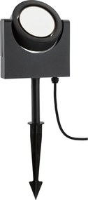 P 94408 Venkovní bodové svítidlo Swivea antracit IP44 8W 230V teplá bílá nastavitelná hlava svítidla - PAULMANN