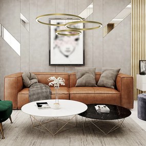 Závěsné LED svítidlo Galaxie, 3x LED 85w, 3500k, g