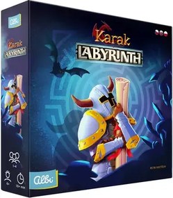 ALBI Společenská hra Karak: Labyrinth / Zakreslovací hra / 1-4 hráči /