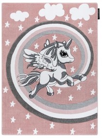 Dětský kusový koberec Pony růžový 200x290cm