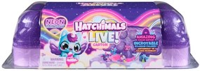 Spin master hatchimals karton zvířátek neónová duha