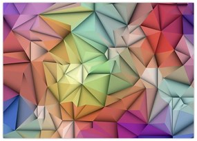 Obraz - Polygonální abstrakce (70x50 cm)