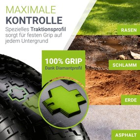 Juskys Zahradní kolečko Garden 100 l Barva: černá