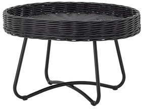 Bloomingville Konferenční stolek Hattie, černý, ratan - 82047292