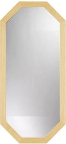 AMIRRO Zrcadlo na zeď do pokoje ložnice koupelny v dřevěném rámu MERKUR 8P 39 x 80cm v rámu vroubkovaná lišta 210-353
