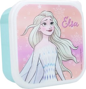 Svačinové boxy Ledové království - Frozen - motiv Elsa a Olaf - sada 3ks