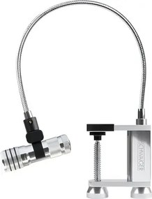 Schwaiger Grilovací LED svítilna černá/stříbrná / Grilovací svítilna /