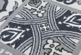 Protiskluzový běhoun Patchwork - šedý