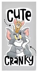Bavlněný Ručník | Osuška Tom a Jerry 70x140 cm