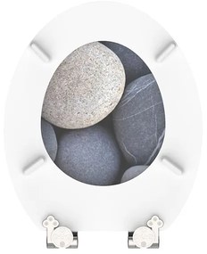 Eisl Sanitär WC prkénko MDF Soft Close Grey Stones 80130 - wc_eisl_80130