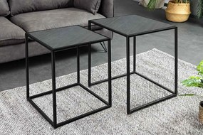 Sada konferenčních stolků Quillon 45 cm černá