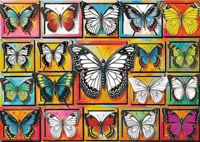 TREFL Puzzle Creative Sbírka motýlů / 500 dílků / 48 x 34 cm