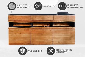 Designová komoda Feleti 180 cm akácie