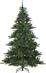 Umělý Skládací Vánoční Strom Zelená 210 cm PVC a ocel 3397680